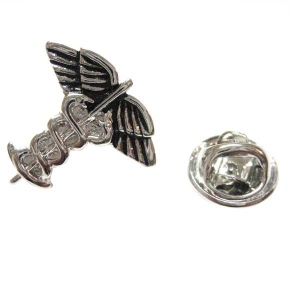 Kiola Designs | Accessories | Medical Symbol Caduceus Lapel Pin | Poshmark